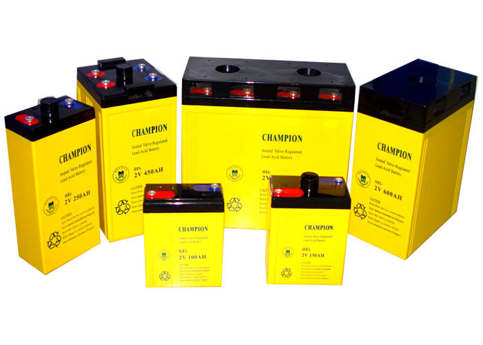 China Champion Battery 2V GMG Series Lead Acid GEL Battery, Solar ...