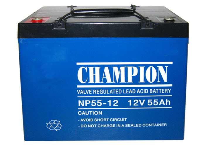 China Champion UPS Battery 12V55Ah NP55-12 Lead Acid AGM Battery VRLA ...