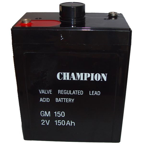 Champion AGM battery 2V150AH Sealed Lead Acid battery Storage battery ...
