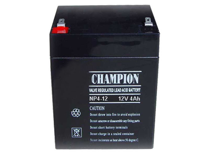 China Champion Battery 12V4Ah NP4-12 Lead Acid AGM Battery VRLA Battery ...